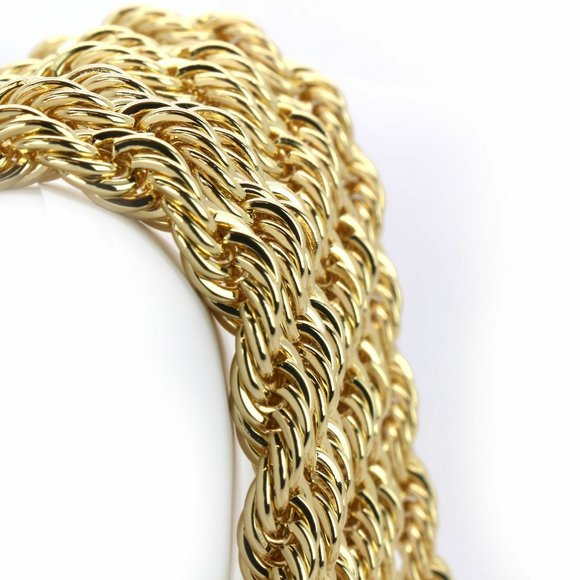 Accessories | 24k Gold 1mm And 7mm 24 Rope Chain | Poshmark